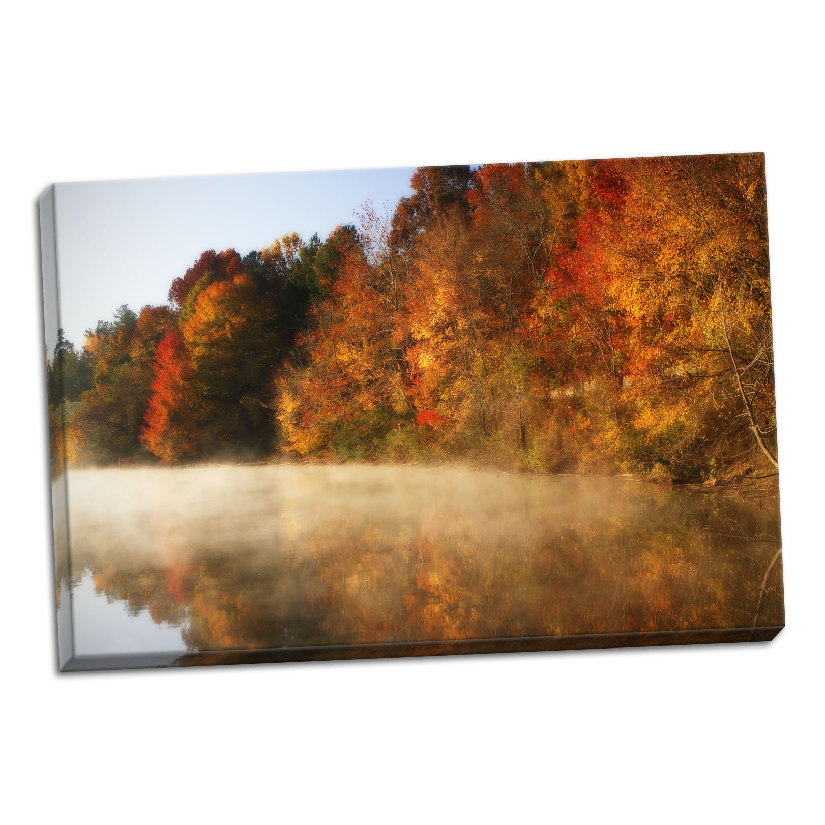 Winston Porter 'Autumn Mist IV' Photographic Print on Wrapped Canvas | Wayfair